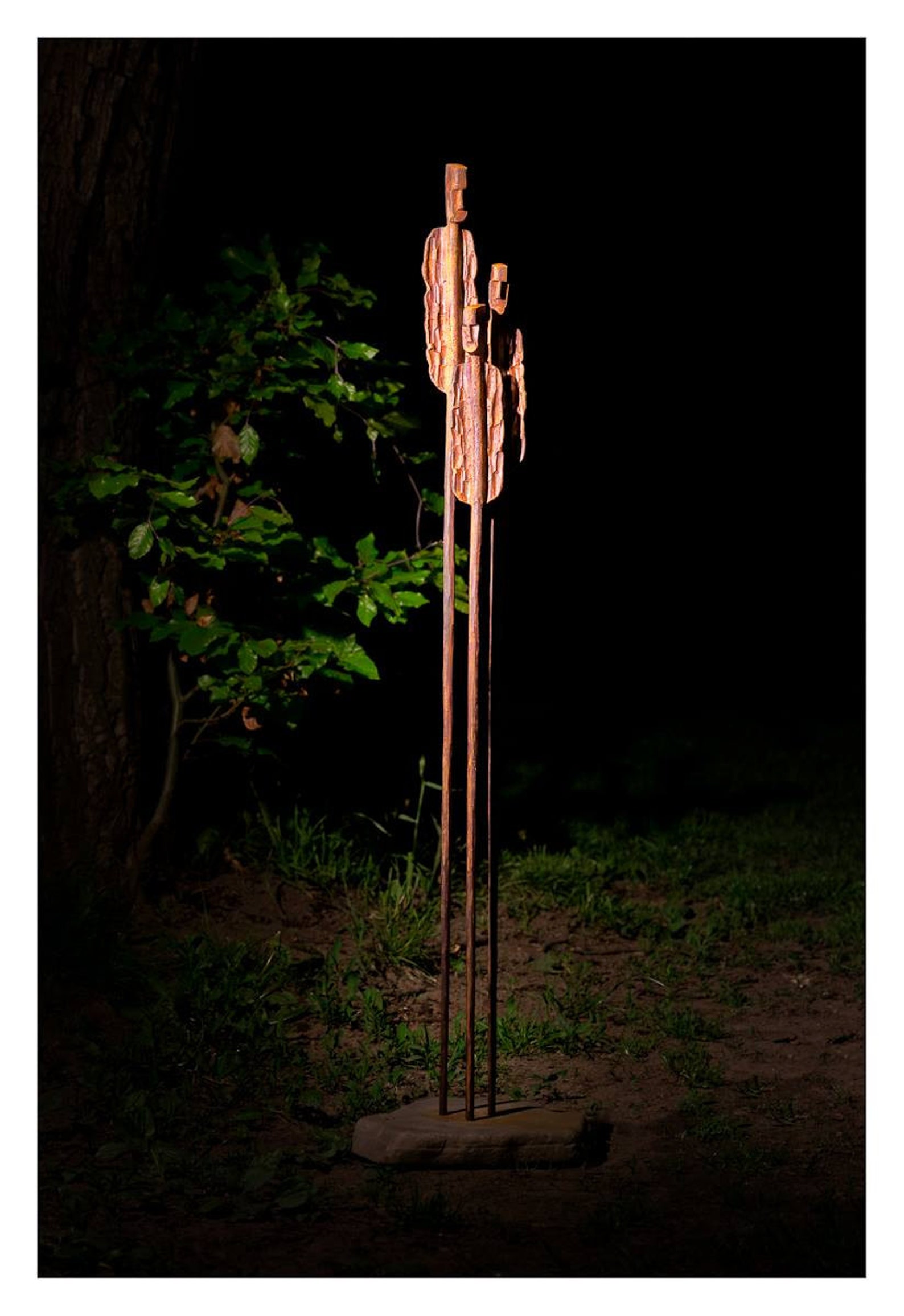People - Metal Art | Large Garden Metal Sculpture | Family Gift - Etsy