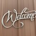 Welcome Sign Plasma Cut Metal Wall Art Steel Farmhouse | Etsy