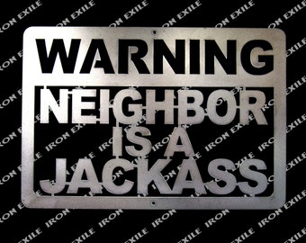 Jackass Sign - Etsy