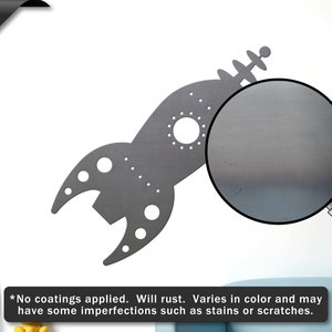 Vintage Retro 1950's Rocket Ship Metal Wall Art - Etsy