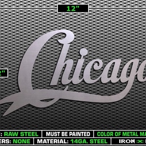 CHICAGO VINTAGE SCRIPT - Etsy