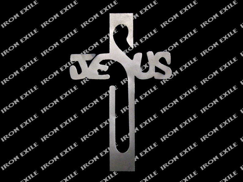 Jesus Name Cross Crucifix God Religion Christ Faith Metal Wall - Etsy