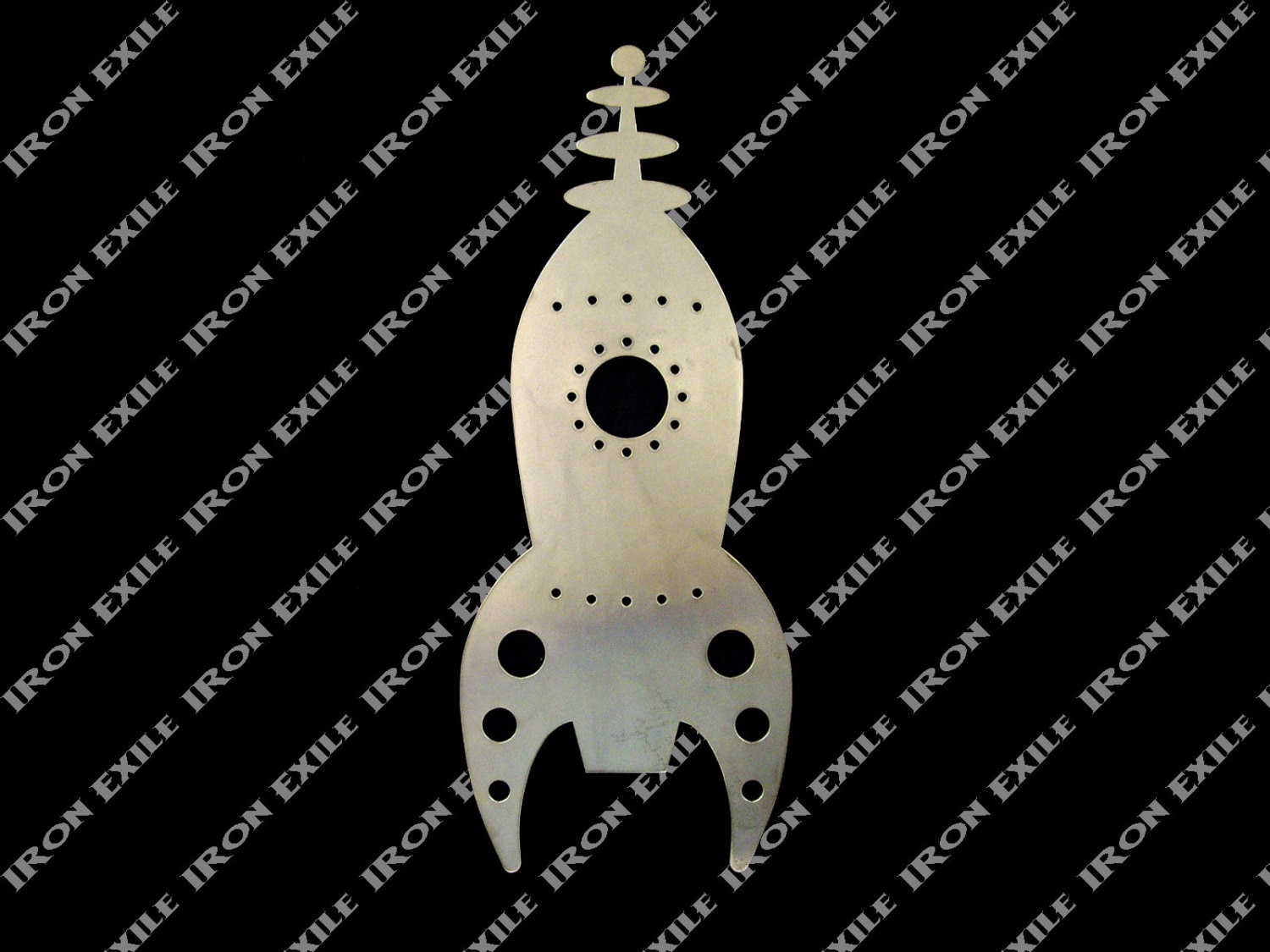 Vintage Retro 1950's Rocket Ship Metal Wall Art - Etsy