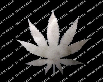 Marijuana Leaf Badge - Etsy