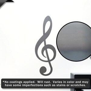 Treble Clef Metal Music Wall Art Home Decor - Etsy