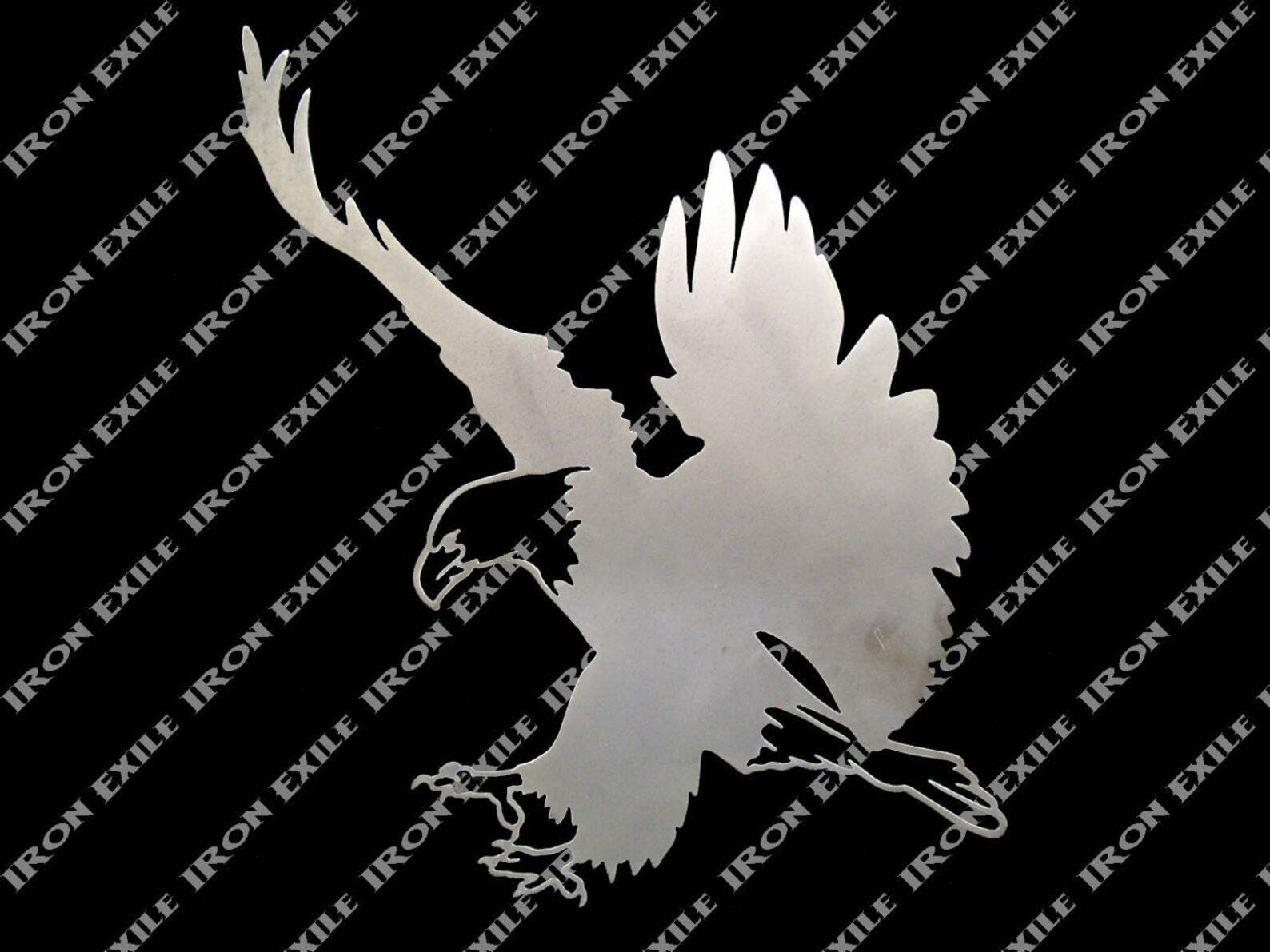 Bald Eagle Metal Wall Art Great for Cabin USA Made Raw Steel | Etsy