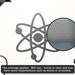 Atom Atomic Metal Symbol Emblem Badge Rat Rod Metal Wall Art Sign ...