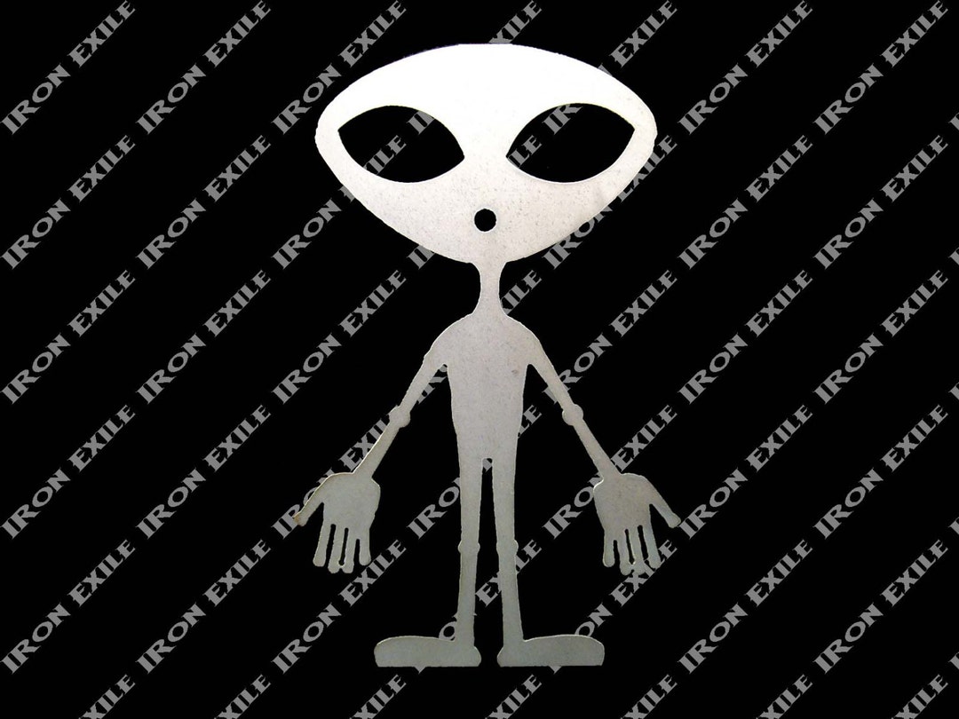 Alien Metal Cut Out - Etsy