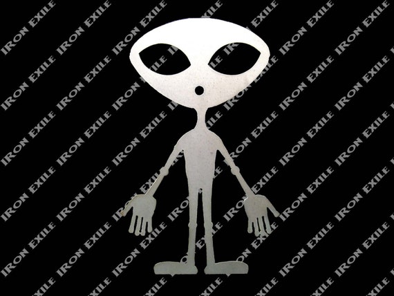 Alien Metal Cut Out - Etsy