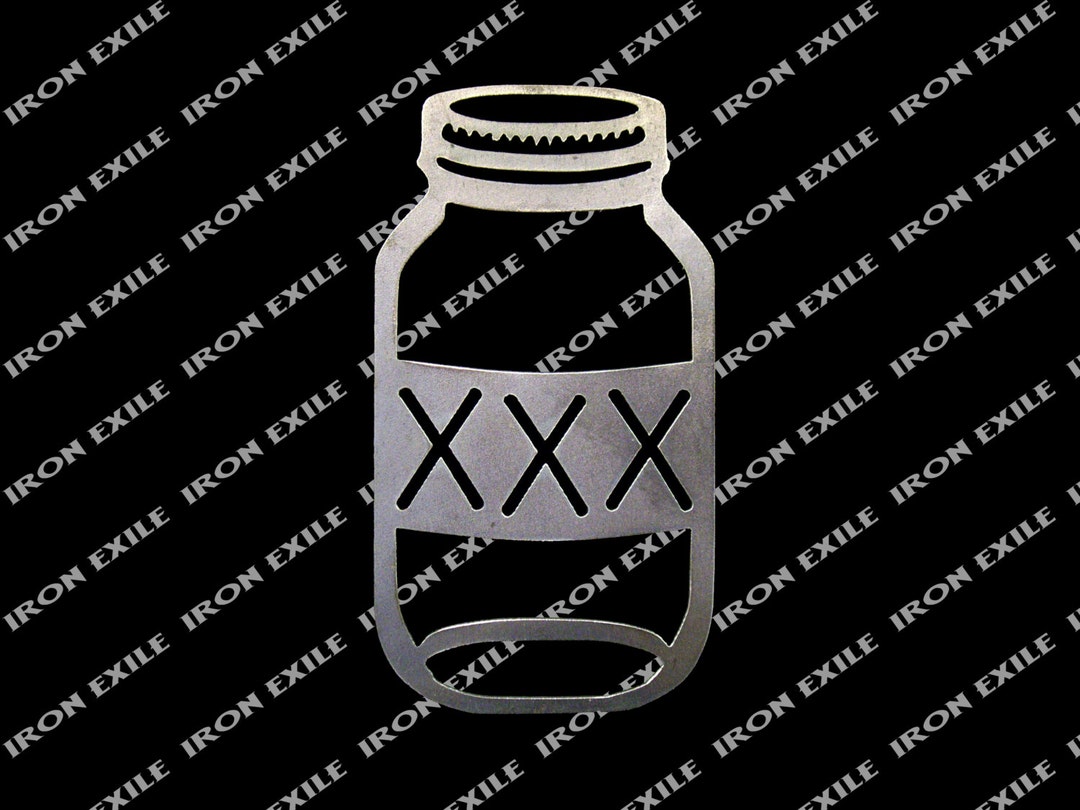 Mason Jar Moonshine Alcohol Whisky Metal Sign Ornament Decor USA Made ...