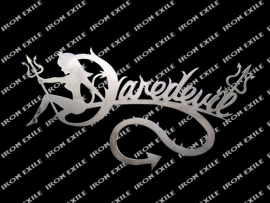 Daredevil Sexy Nude Trucker Lady Metal Sign Rat Rod Garage Art - Etsy