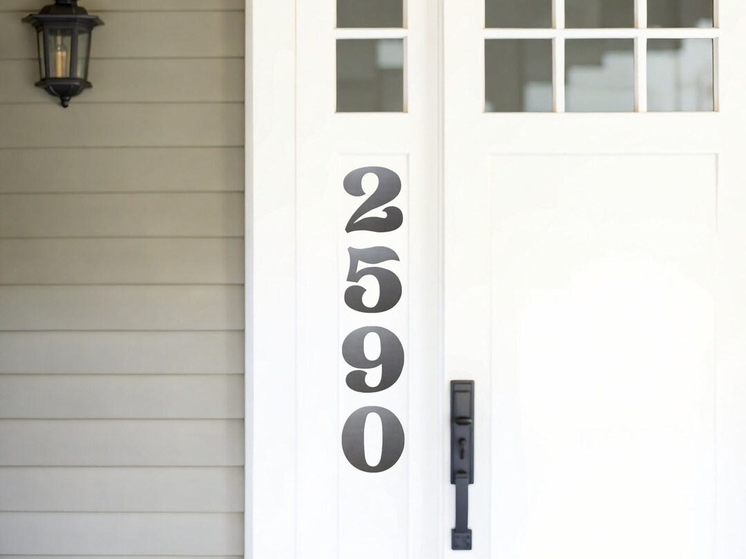 4" Tall Metal House Street Address Number or Letter Home Decor Caft ...