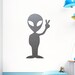 Alien Peace Sign Metal Cut Out - Etsy