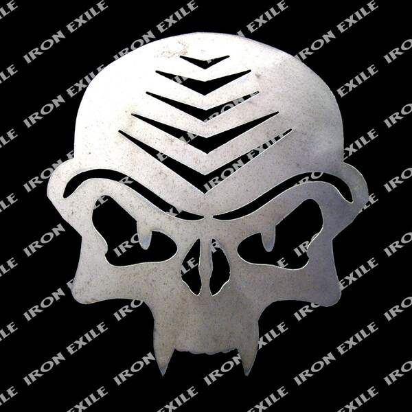 Rat Rod Skull Stencil - Etsy