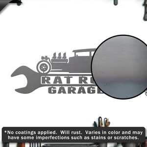 Rat Rod Sedan Garage Metal Wall Art Sign Street Hot Rod Speed Shop Gift ...