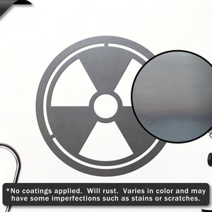 Radioactive Metal Emblem Badge Sign Zombie Apocalypse Prepper Gear - Etsy