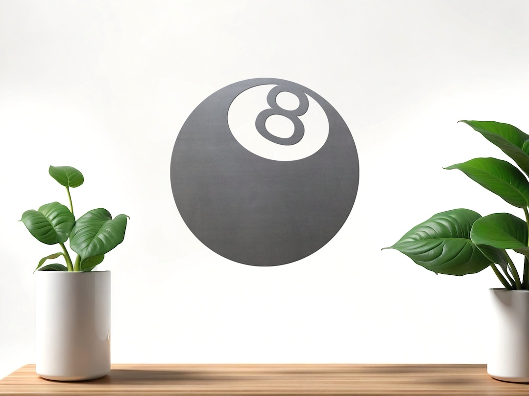Metal 8 Ball Cut Out - Etsy