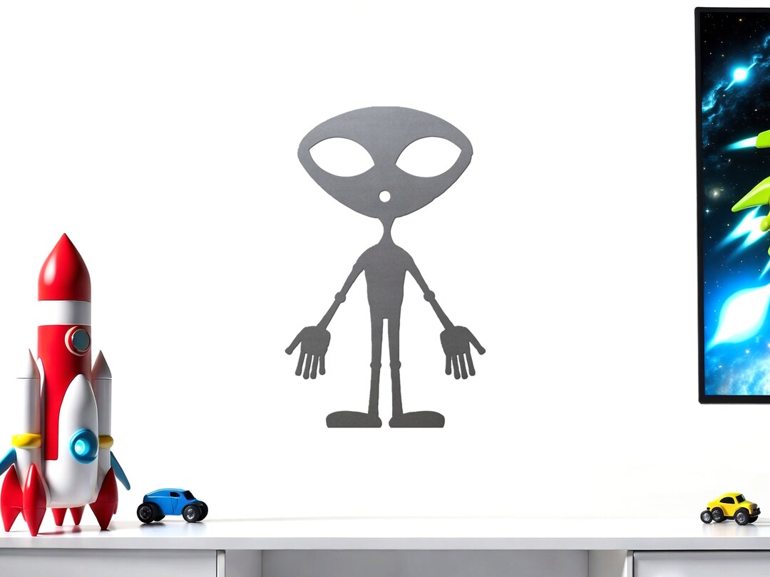 Alien Metal Cut Out - Etsy