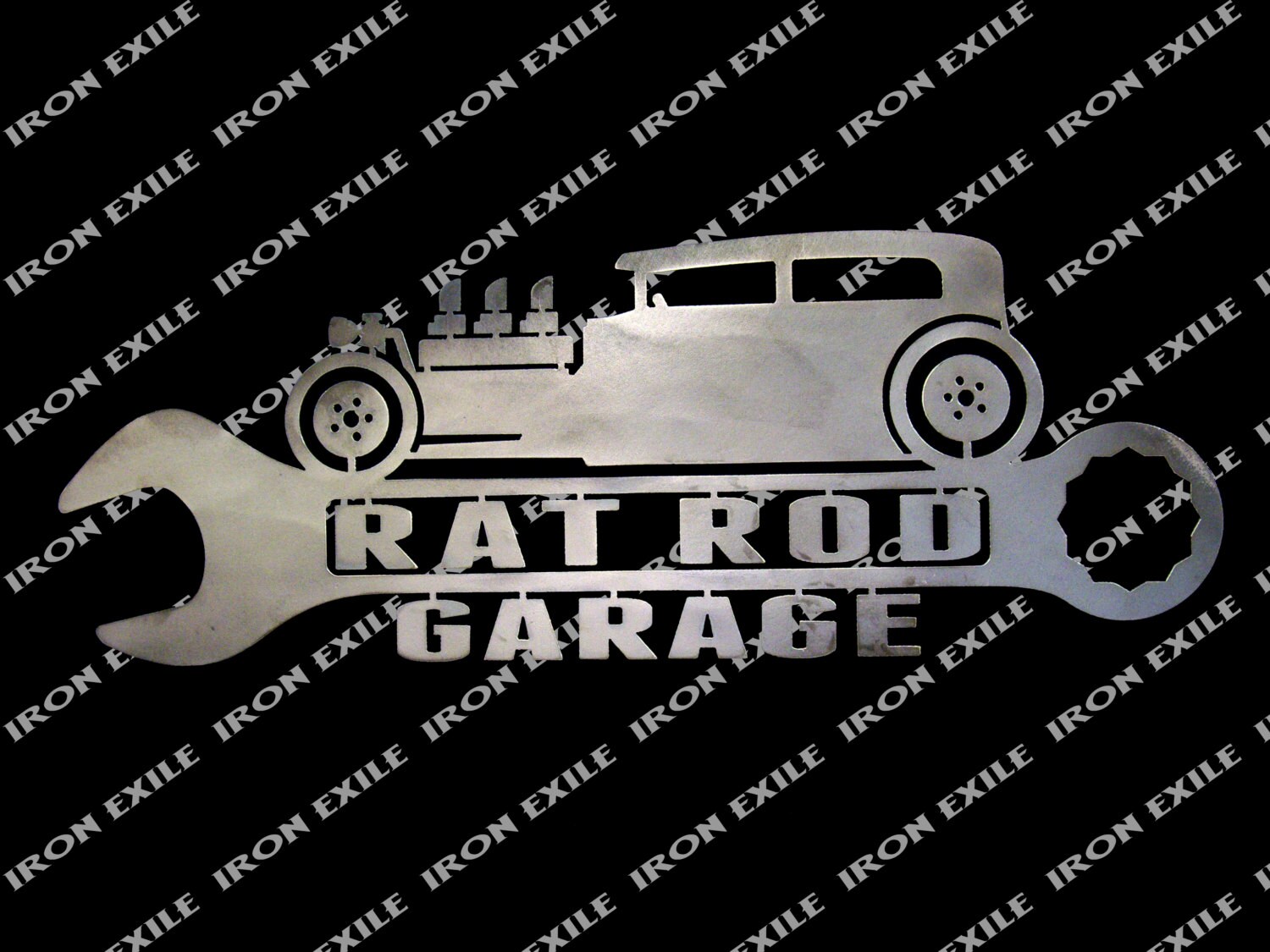 Rat Rod Sedan Garage Metal Wall Art Sign Street Hot Rod Speed - Etsy