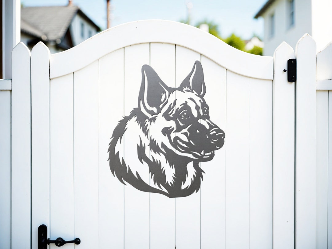 German Shepherd Wall Plaque Metal Sign Seeing Police Dog Cute USA Made ...