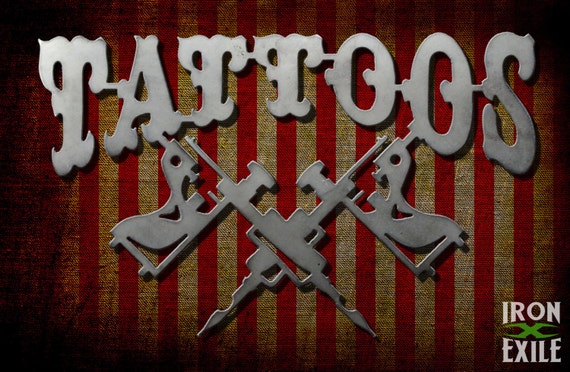 Tattoos Sign | Etsy