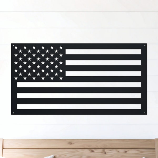 Metal American Flag - Etsy