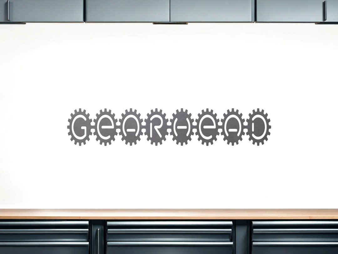 Gearhead Metal Garage Sign - Etsy