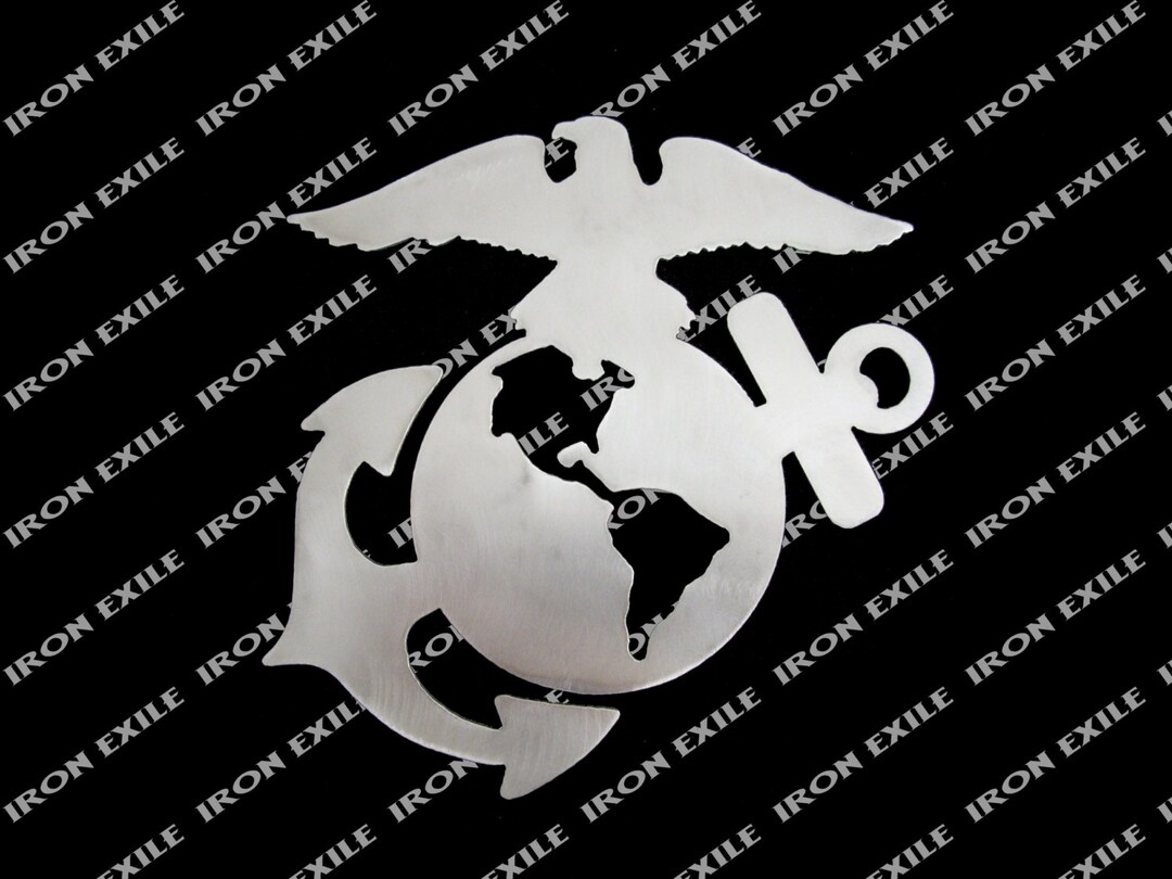 Sm. USMC Ega Marine Corps. Marines Metal Art Wall Sign Gift Idea ...