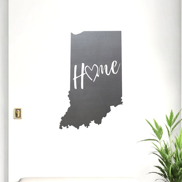 Indiana Home Sign - Etsy