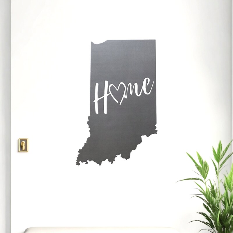Indiana Home Sign - Etsy