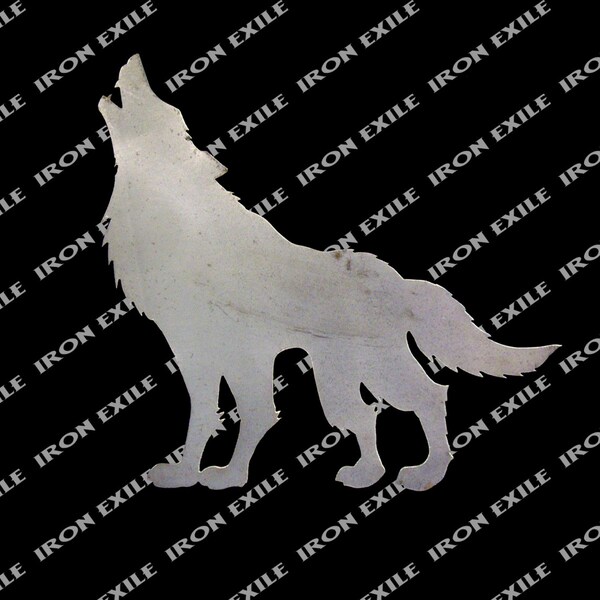 Metal Wolf Silhouette - Etsy