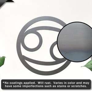 Cancer Metal Wall Art Pendant Astrology Zodiac Horoscope Crab USA Made ...