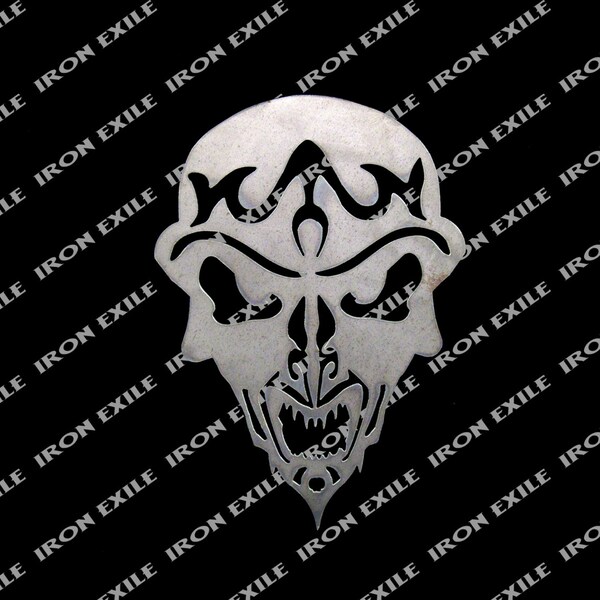 Rat Rod Skull Stencil - Etsy