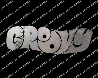Metal Groovy Sign - Etsy