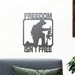 Freedom Isn't Free Metal Wall Sign - Etsy