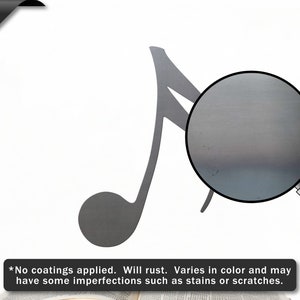 Sixteenth Note Semiquaver Metal Music Wall Art Home Decor - Etsy