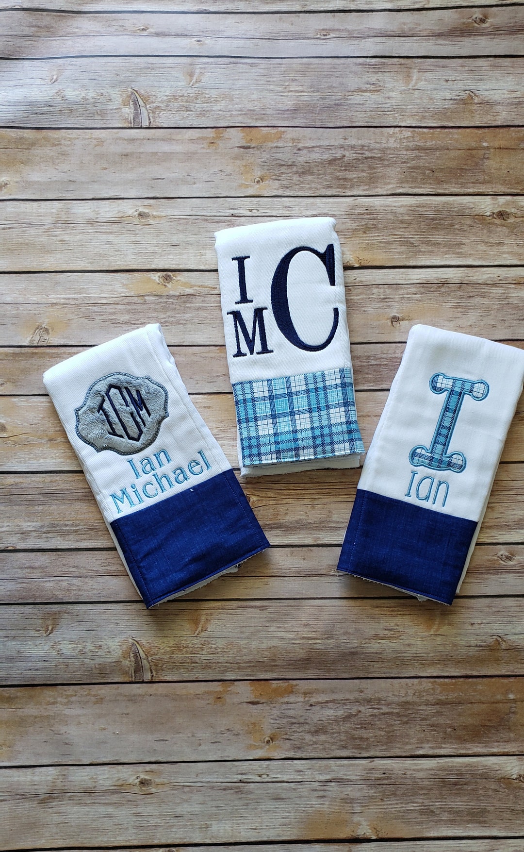 Burp Rags, Burp Pads, Boy Burp Cloths, Boy Burp Rags, Burp Rags Baby ...