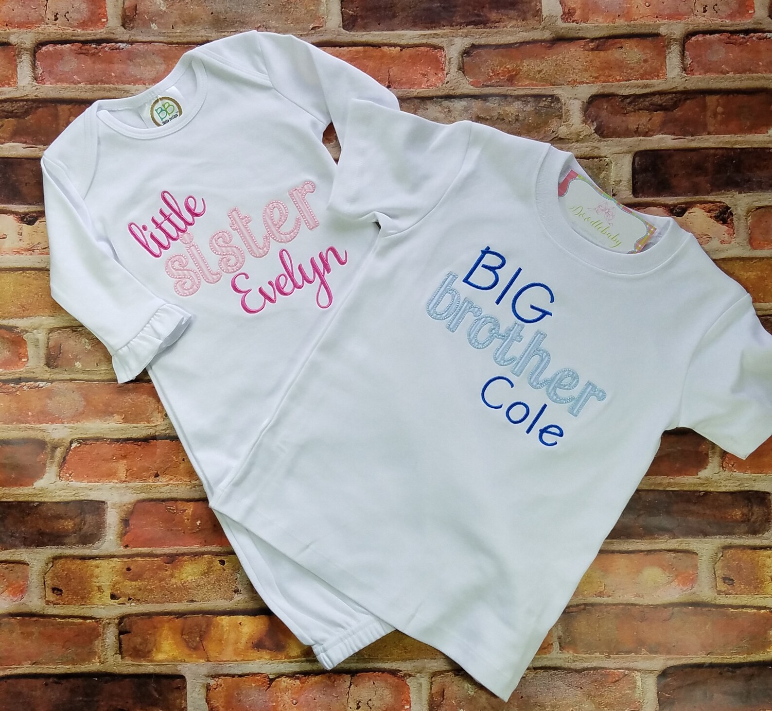Big brother little sister set big brother set little sister | Etsy