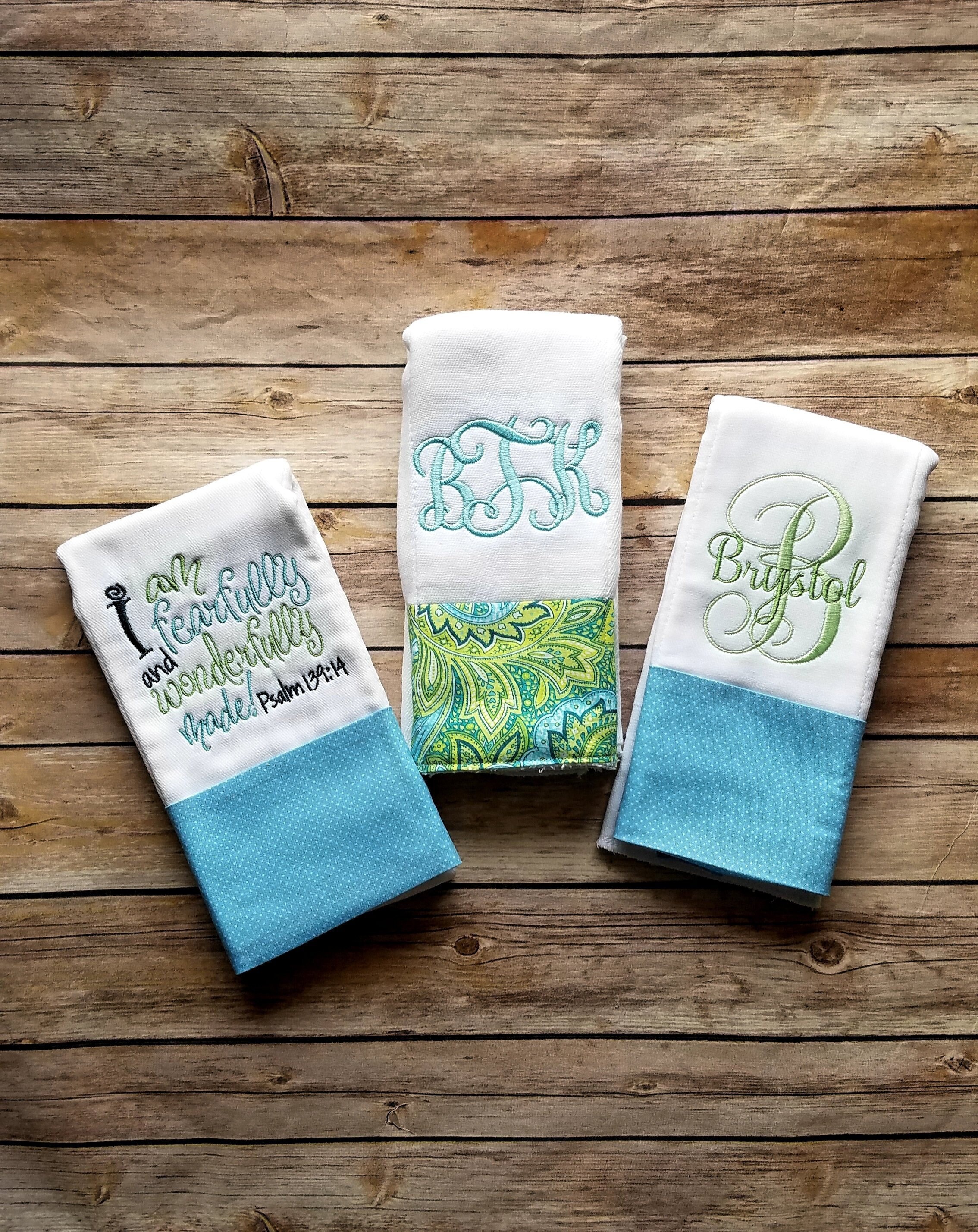 Custom burp cloth girl girl burp cloth custom burp cloth | Etsy