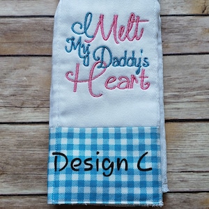 Baby Girl Burp Cloth With Sayings, Giraffe Design Cloth Diaper, Newborn ...