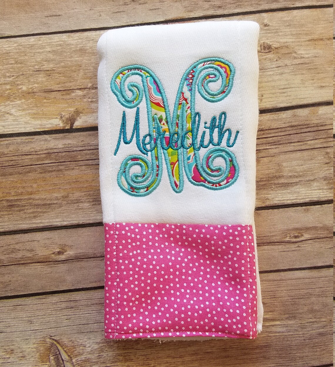 Personalized burp cloth girl burp cloth personalized burp | Etsy