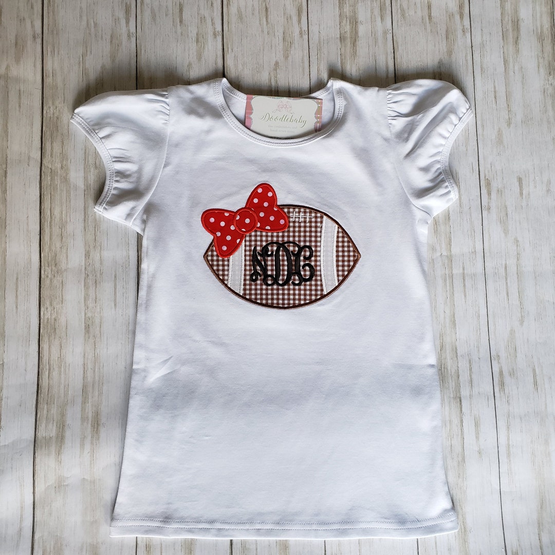 Girl Football Shirt, Football Season Shirt, Girl Sport Shirt, Fall ...