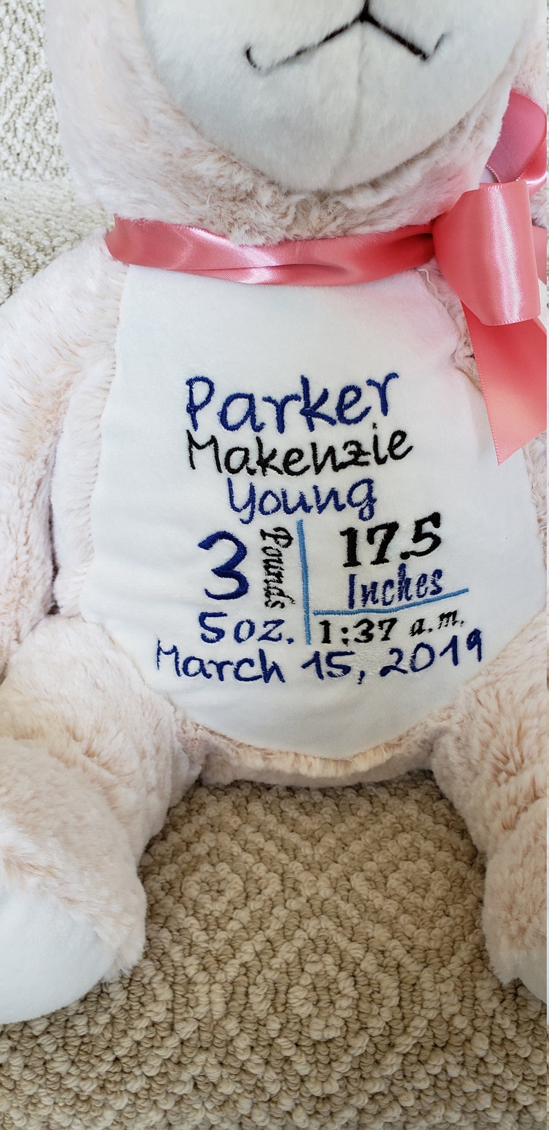 Newborn Gift Personalized, Newborn Birth Gift, Personalized Large ...
