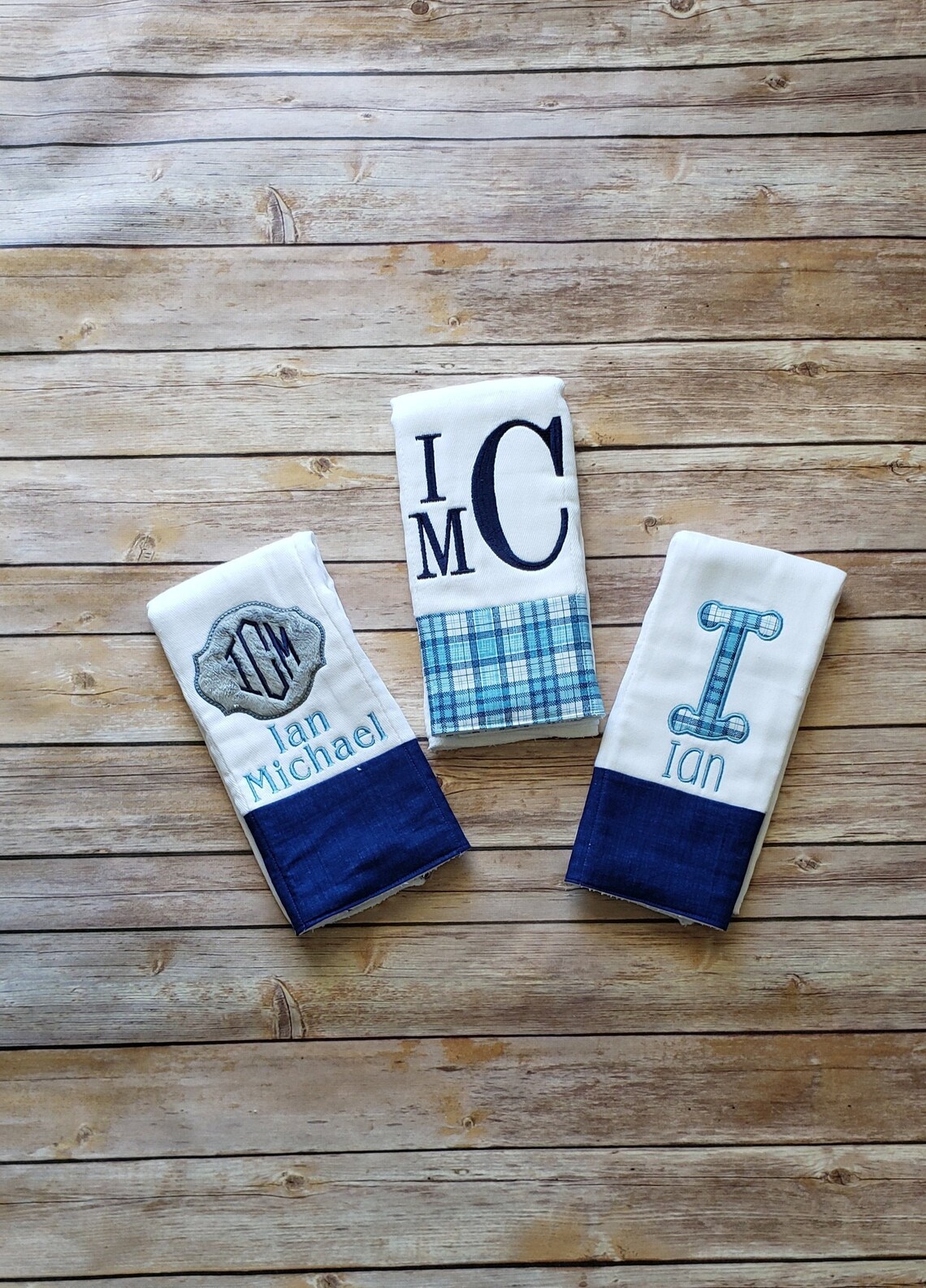 Burp Rags, Burp Pads, Boy Burp Cloths, Boy Burp Rags, Burp Rags Baby ...