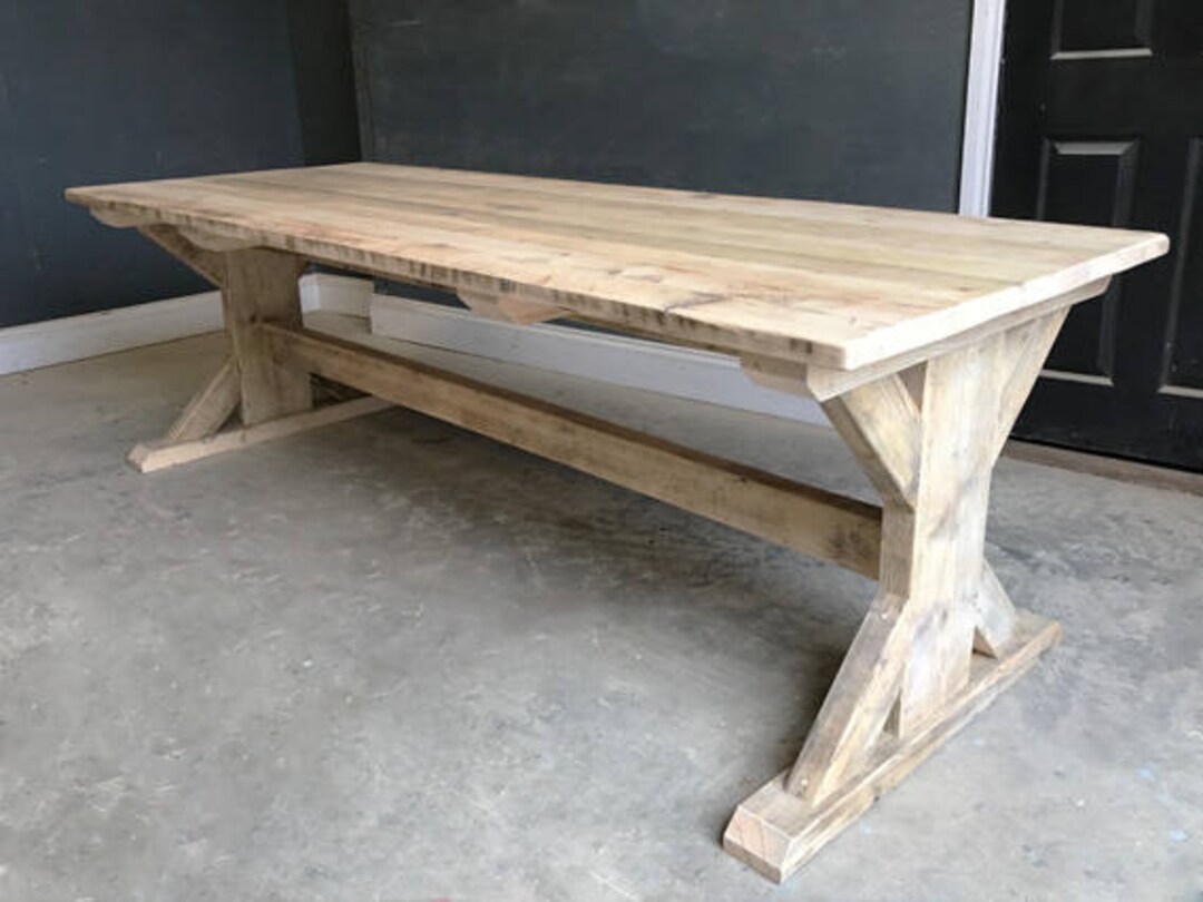 Braced I-frame Chunky Reclaimed Timber Dining or Kitchen - Etsy