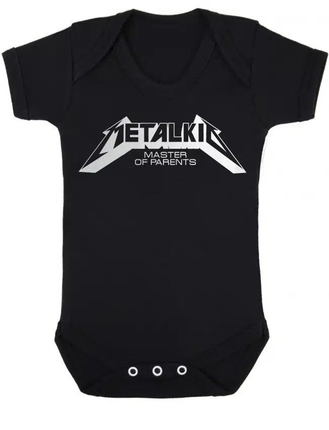 METAL KID Master of Parents Baby Grow Rock Music Heavy Metal Bodysuit ...