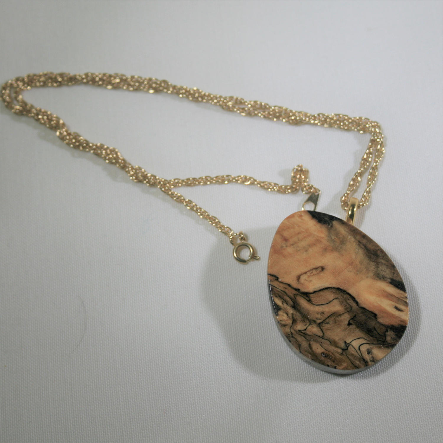 Spalted Poplar Visions in Wood Hand Carved With a Mountain Scene With ...