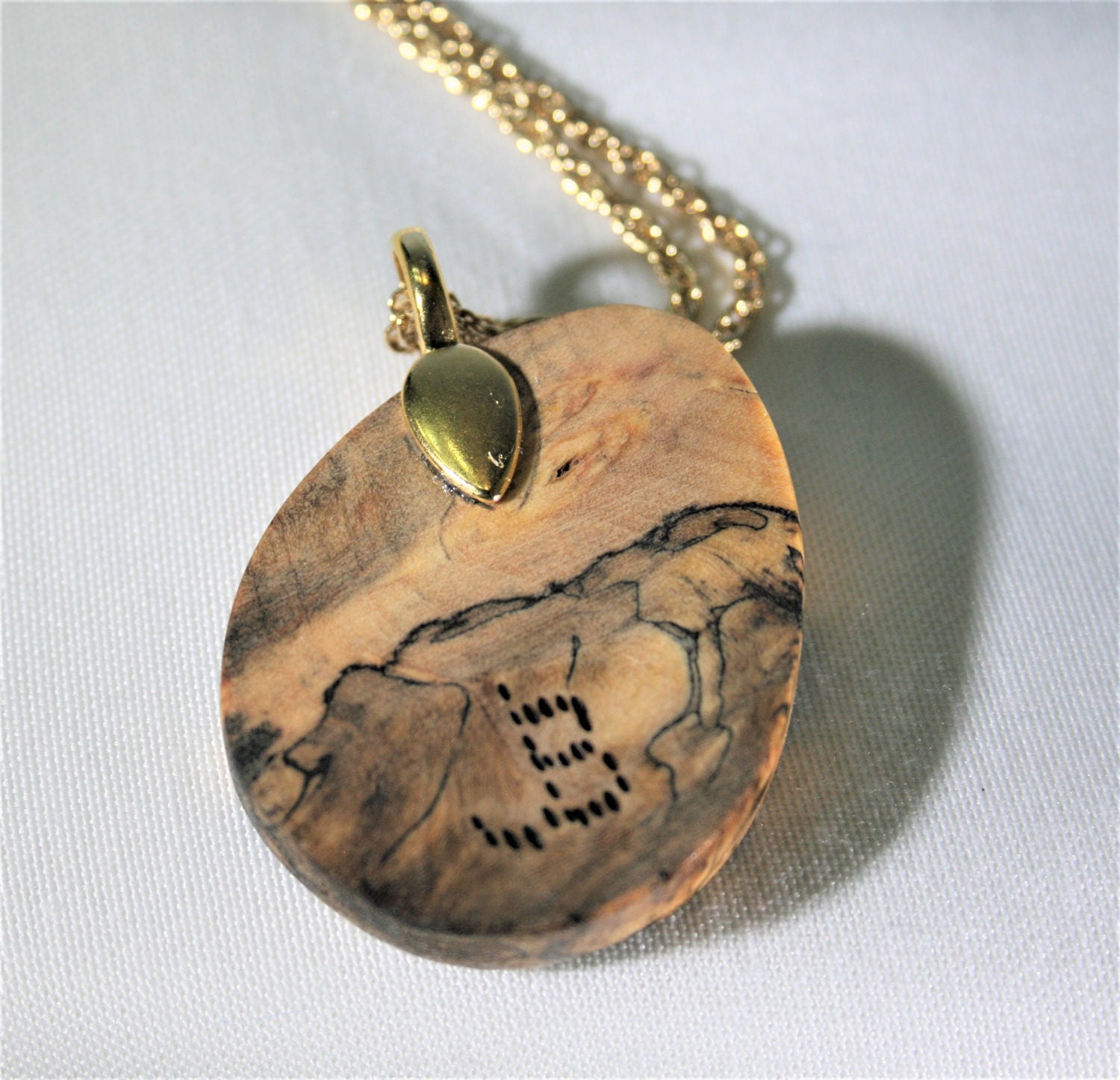 Spalted Poplar Visions in Wood Hand Carved With a Mountain Scene With ...