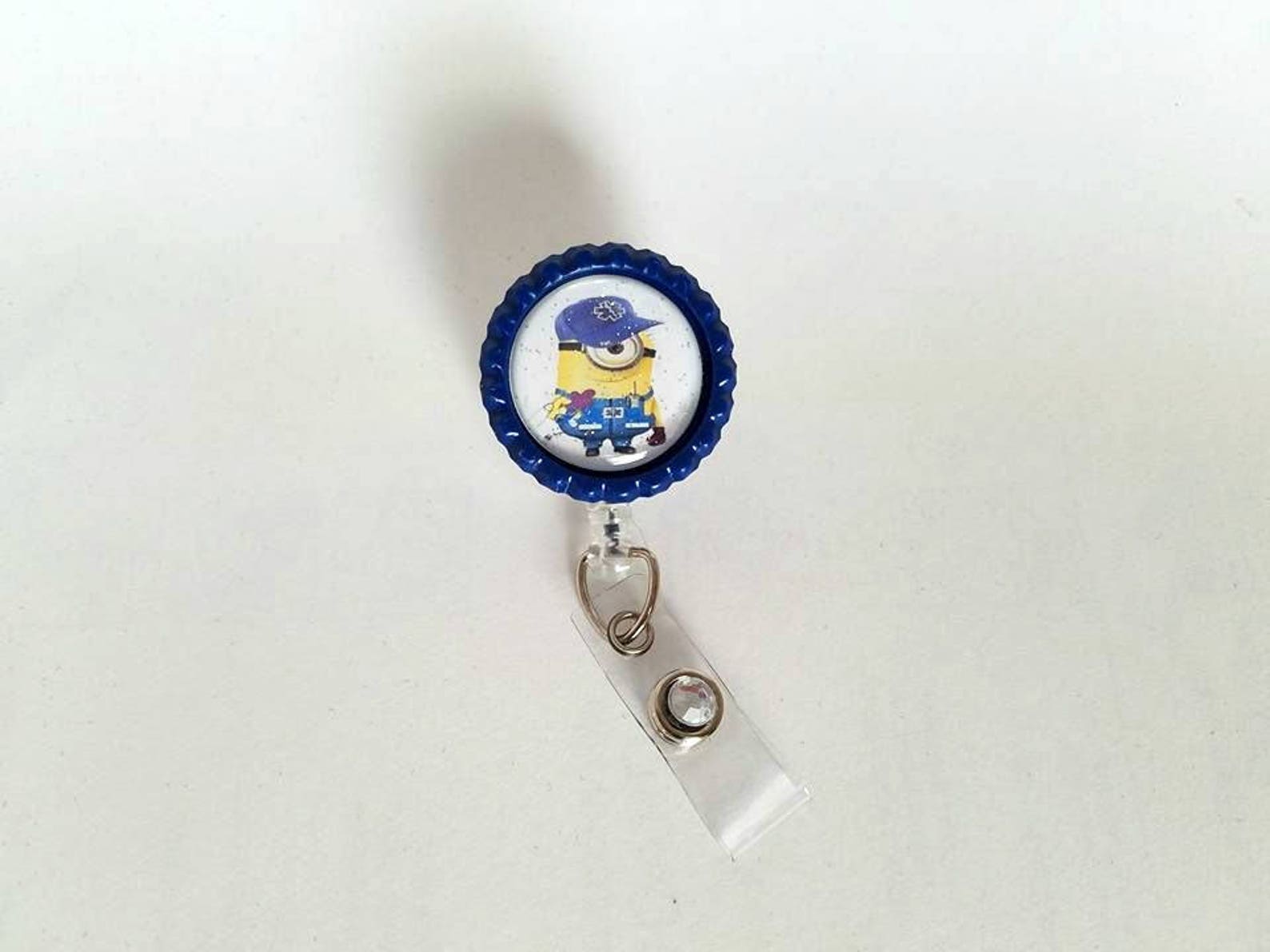 EMT Minion Inspired Retractable Badge Reel Minion Badge - Etsy