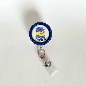 EMT Minion Inspired Retractable Badge Reel, Minion Badge Holder, ID ...